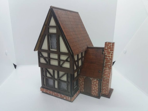 Tudor House Miniature Model Kit Inc Paint | Etsy