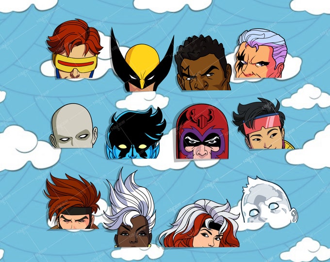 Mutant Heroes | 97 | Anime Peeker - Etsy