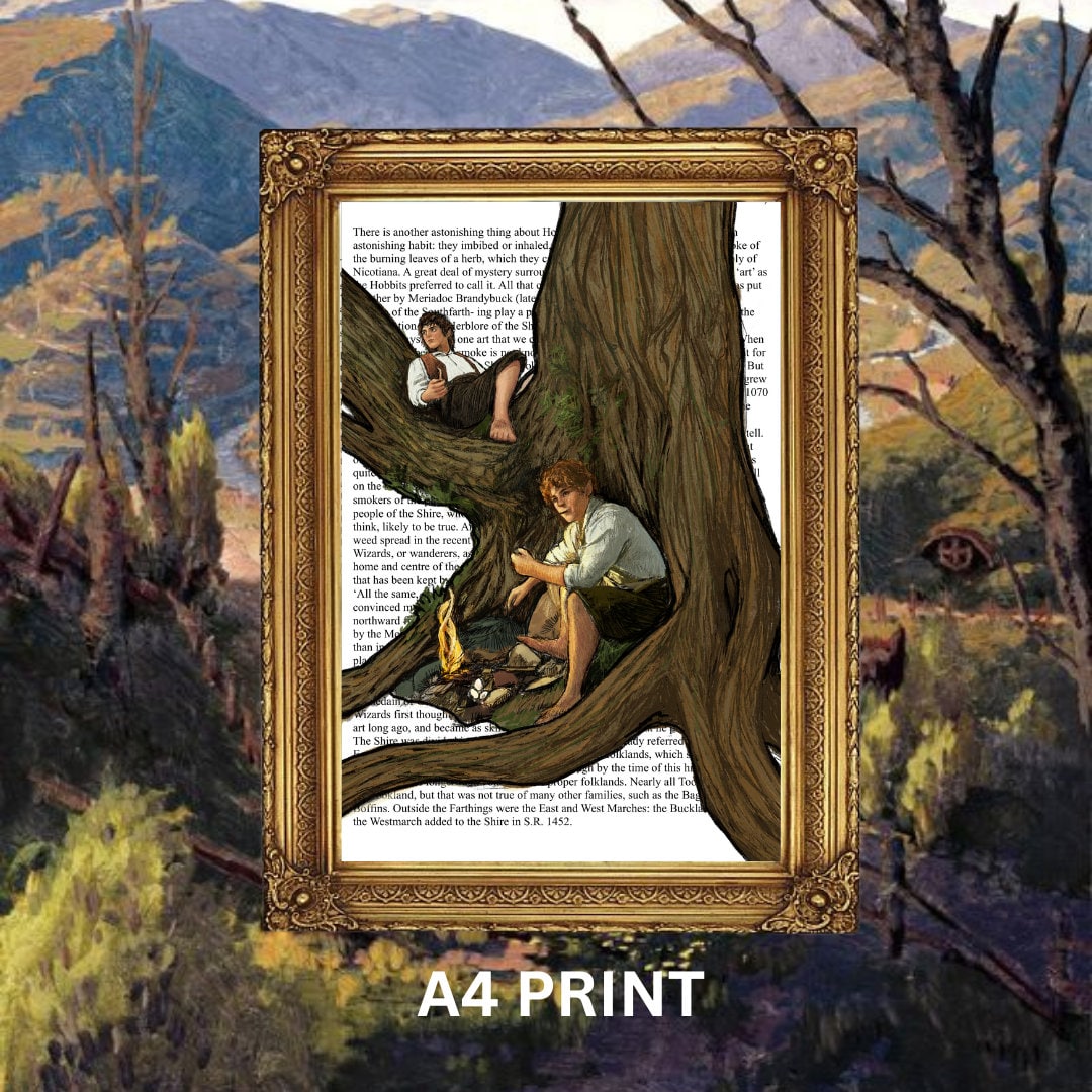 Concerning Hobbits | Decorative Art Print, Hobbit Presents for Her, Art ...