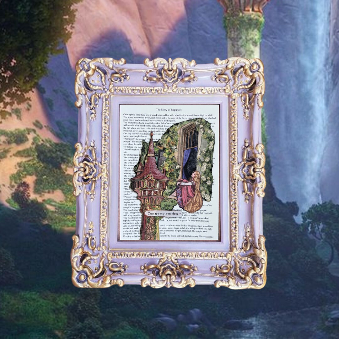 Handmade Diorama Dictionary Art Print, Vintage Book Page Art Decorative ...