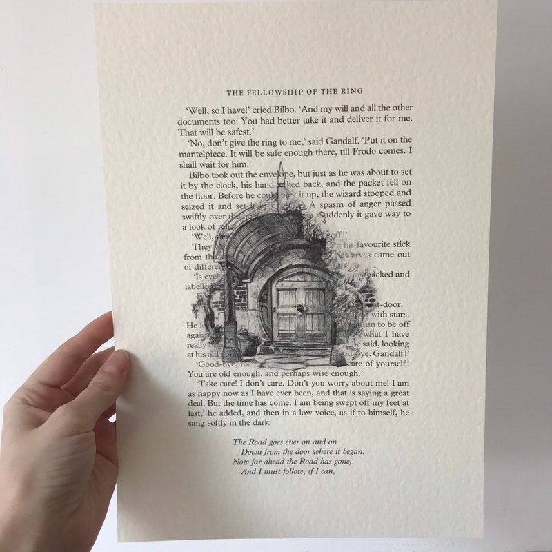 Book Page Art - Etsy