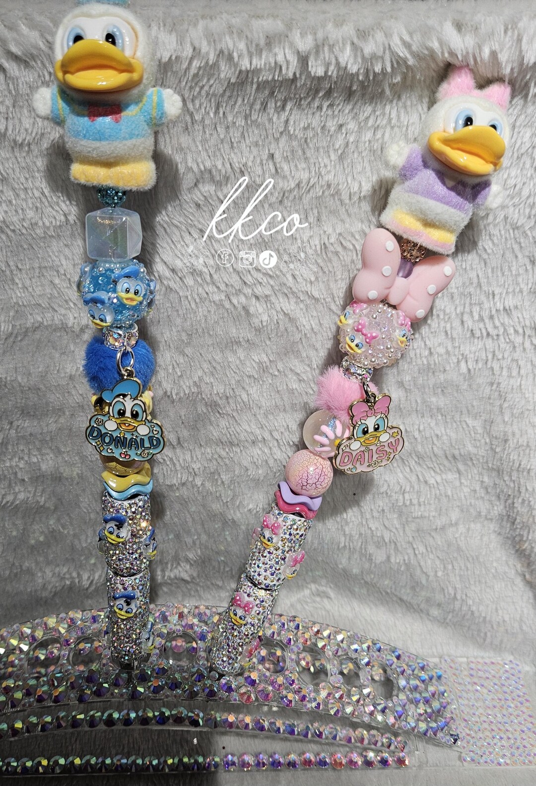 Girl Duck and Boy Duck Hand-beaded Pens - Etsy