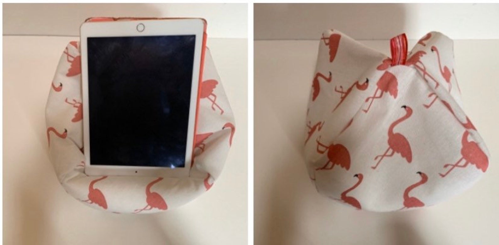 Flamingo Ipad Pro Cushion Ipad Stand Tablet Beanbag Pillow - Etsy UK