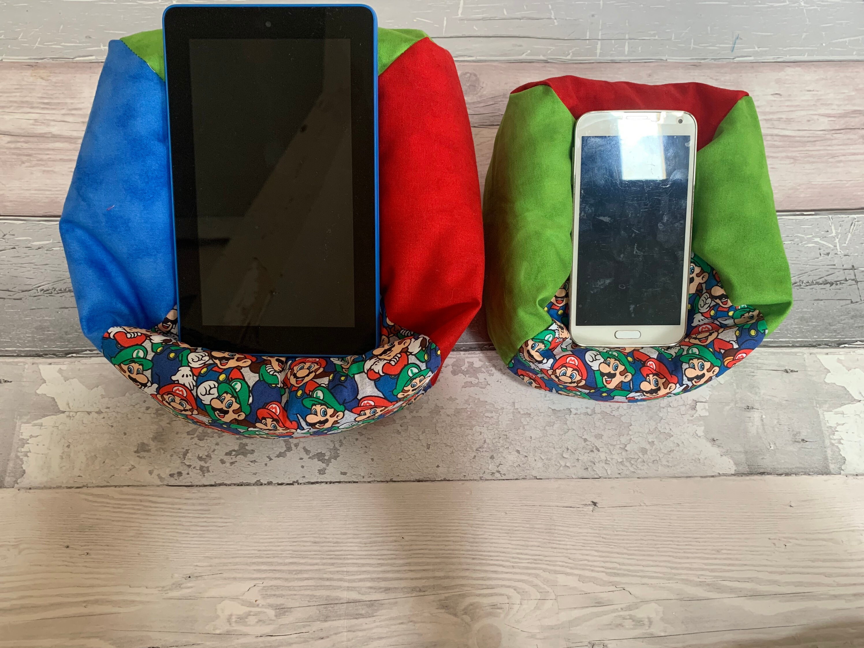 Super Mario Ipad Pro Stand Ipad Beanbag Support Kindle Device - Etsy