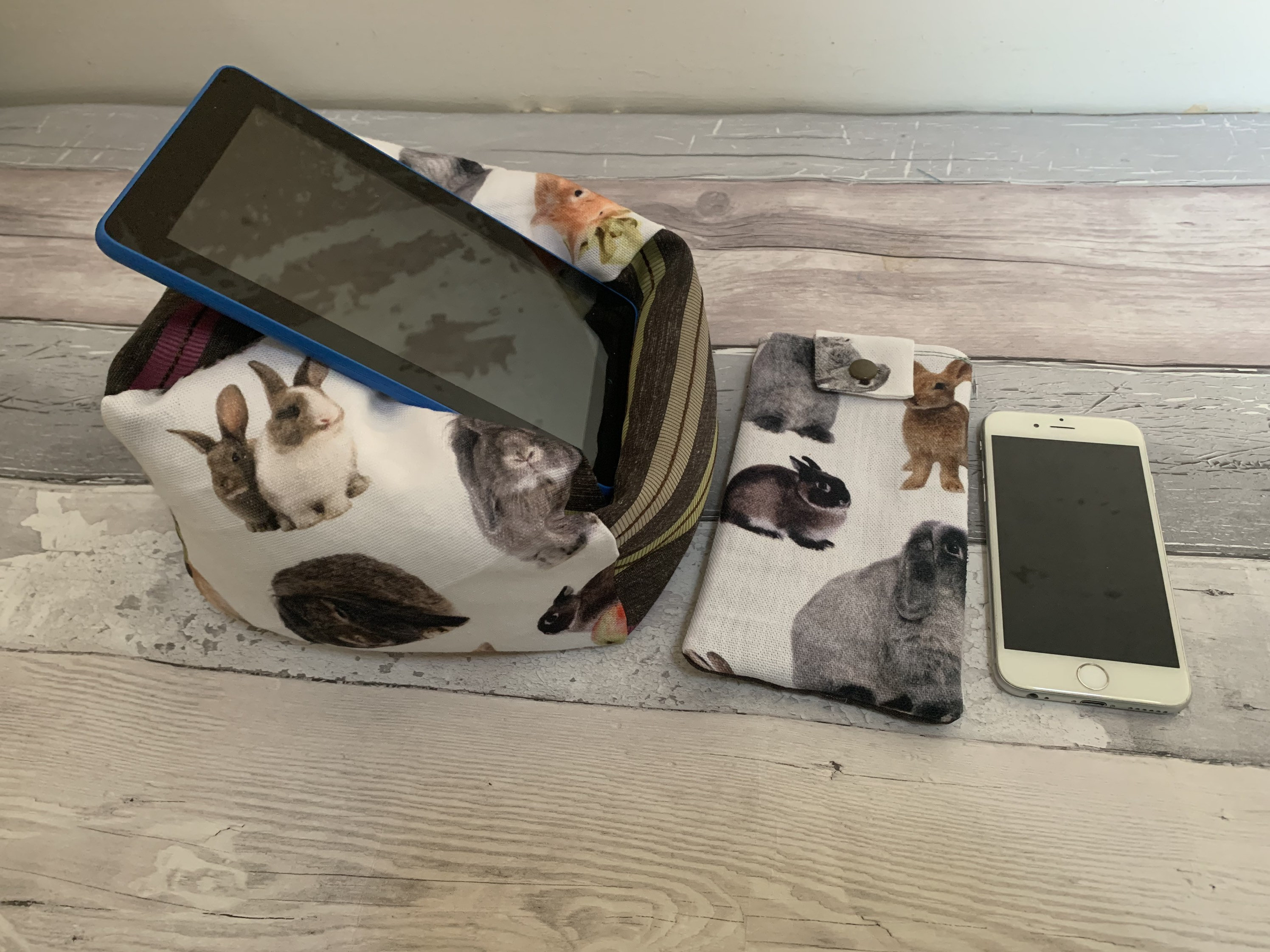 Rabbit Bunny iPad Pro iPad Stand Beanbag Support Pillow Kindle | Etsy