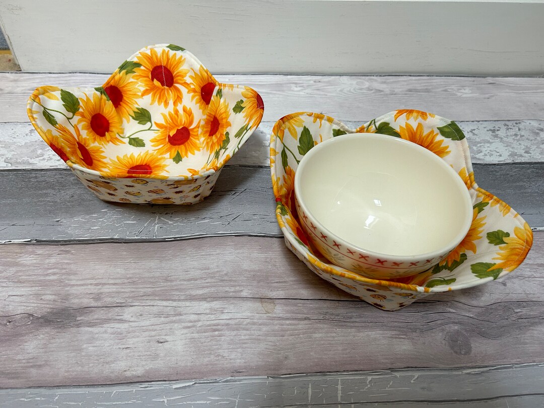 Various Microwave Bowl Cozies. Soup Bowl Cosy Microwavable Bowl Holder ...