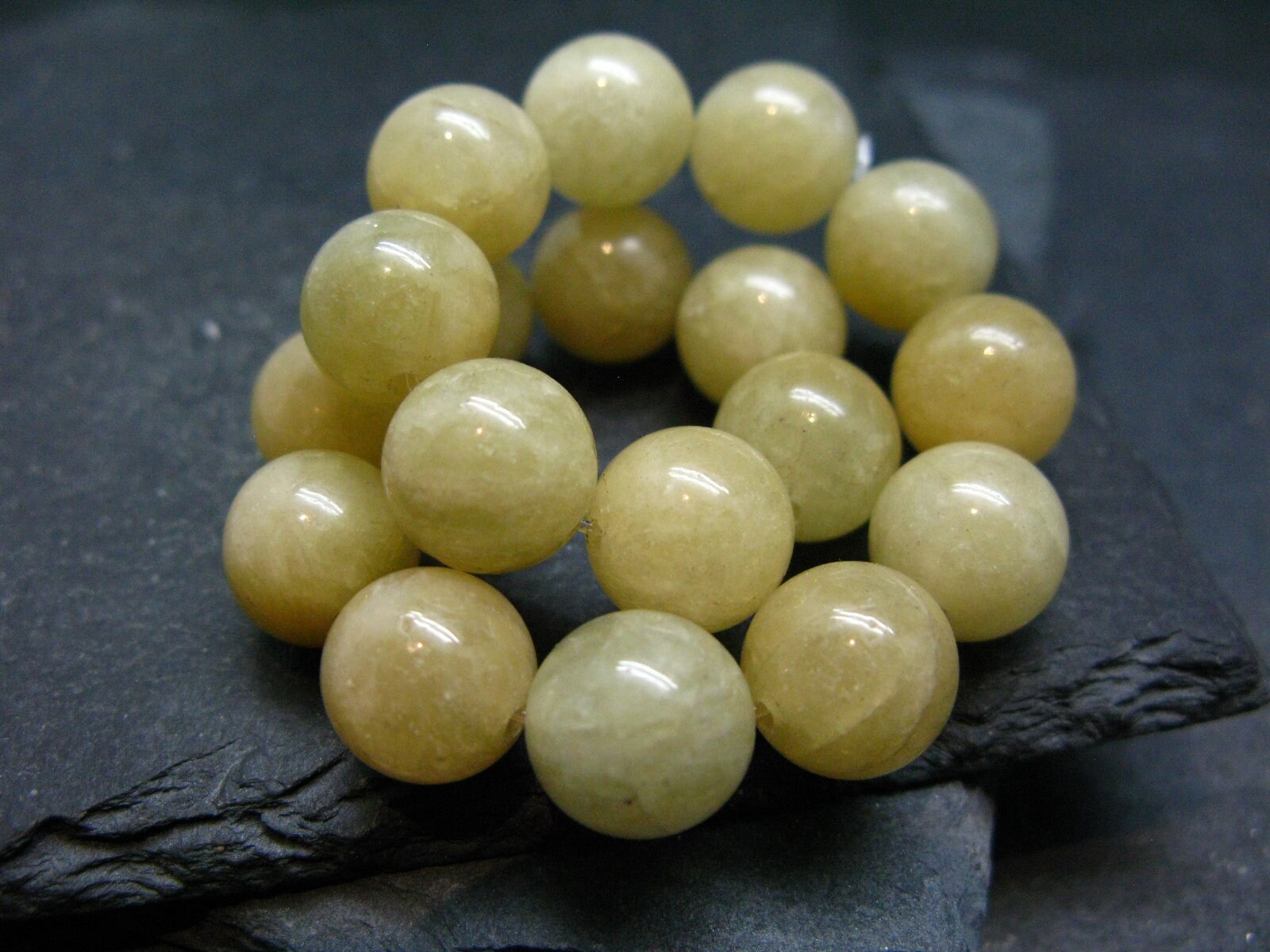 Heliodor Golden Beryl Genuine Bracelet ~ 7 Inches ~ 10mm Round Beads - Etsy