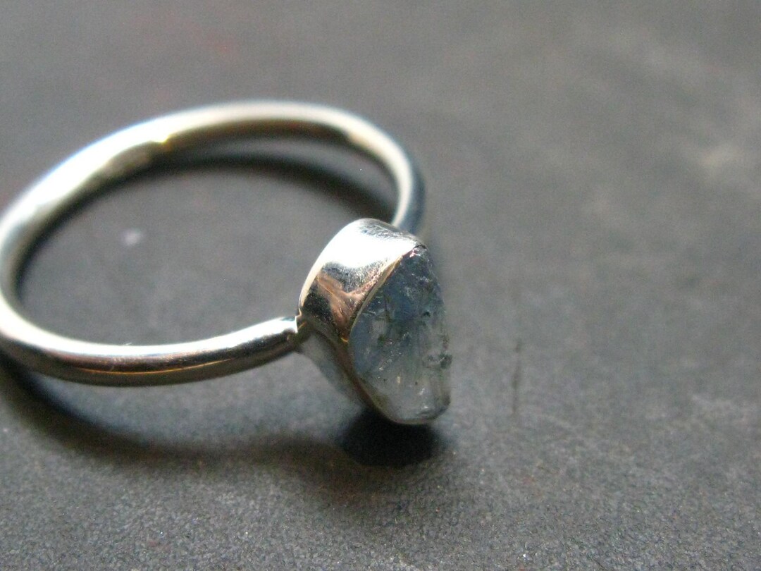 Benitoite Silver Ring From California - Size 7 - 1.85 Grams - Etsy