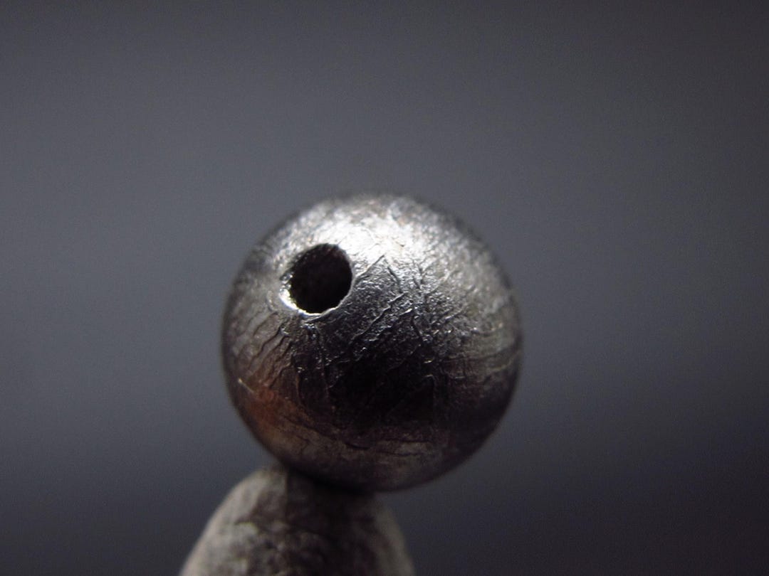 Muonionalusta Meteorite 6mm Round Bead From Sweden - Etsy