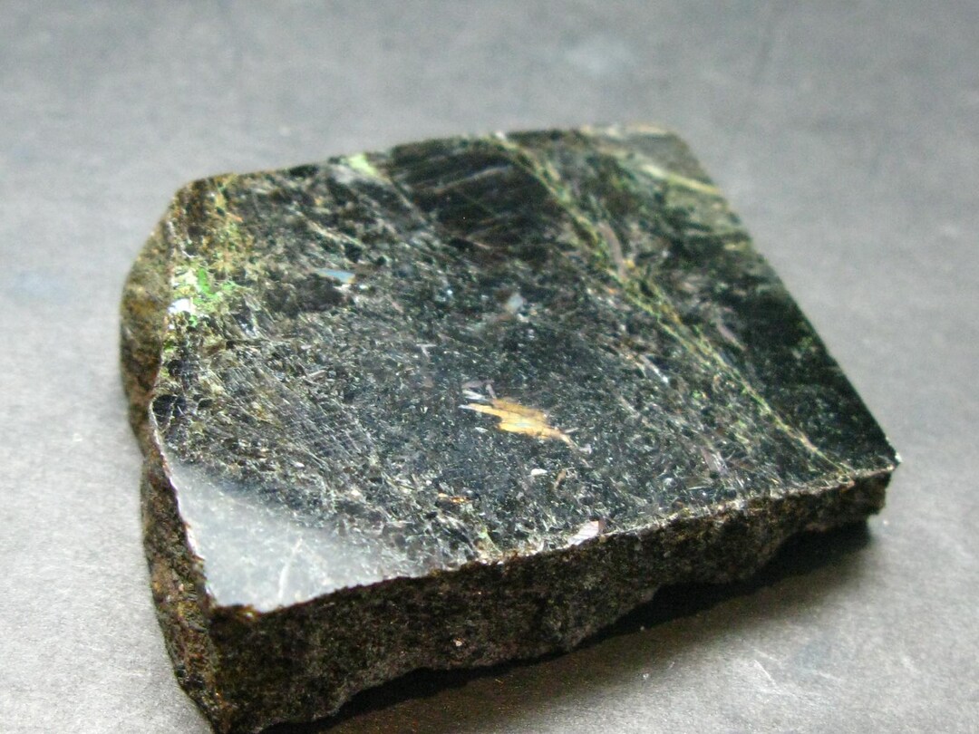 Rare Nuumite Nuummite Slab From Greenland - 40.68 Grams - 1.6" - Etsy