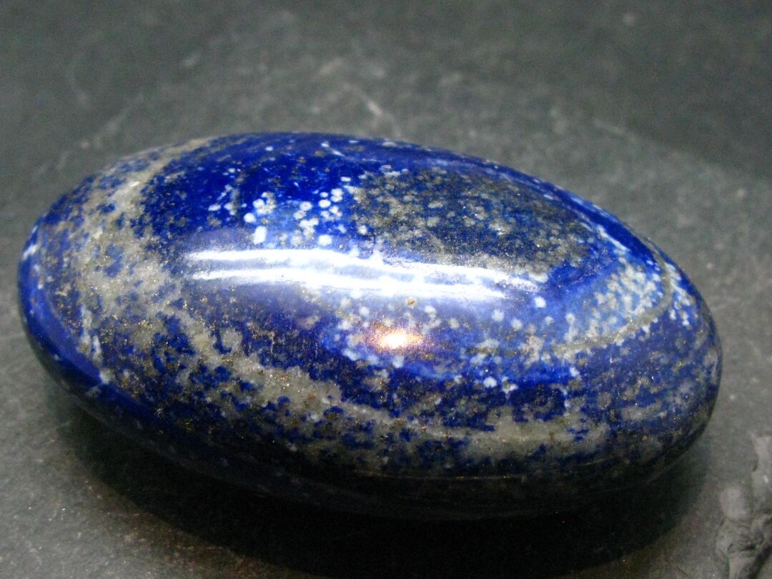 Lapis Lazuli Lazurite Tumbled Stone From Afghanistan - 2.6" - Etsy