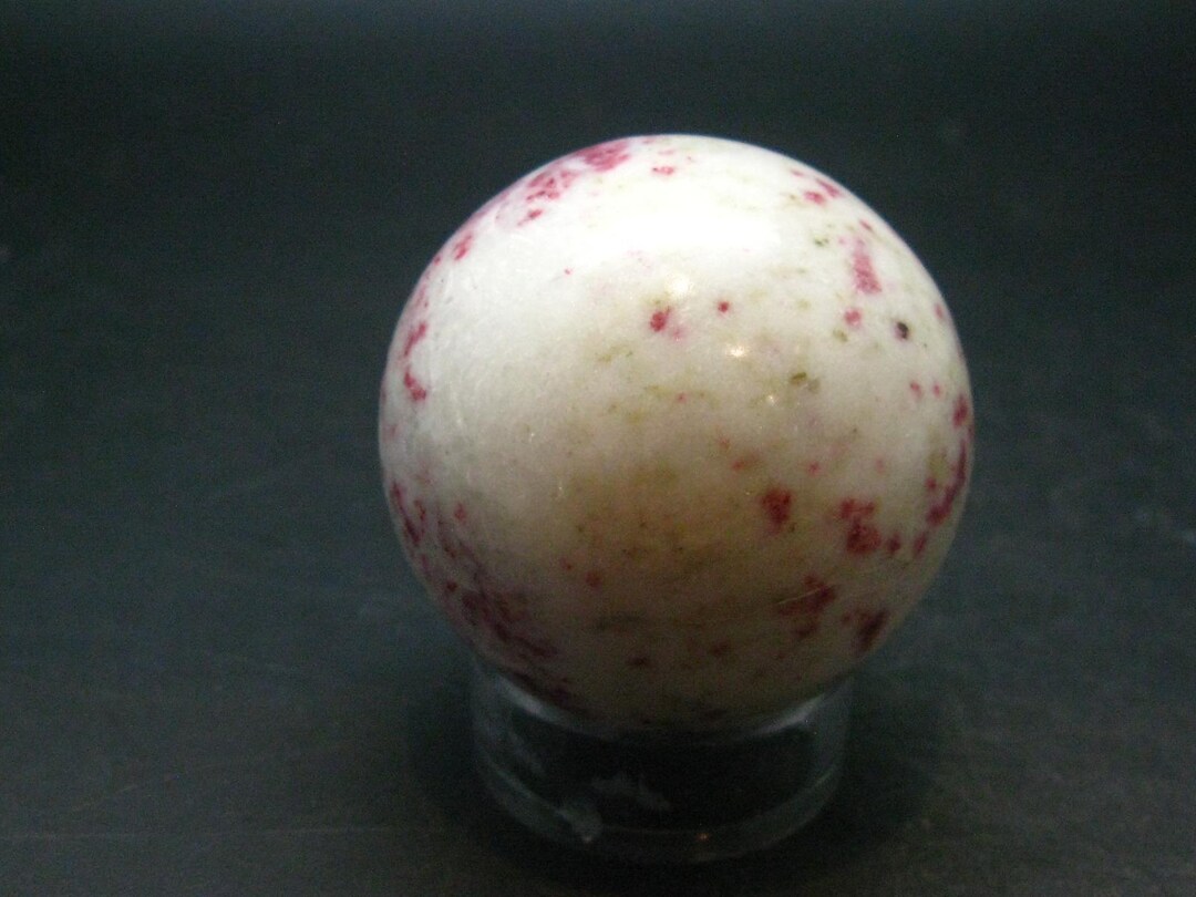 Large Cinnabar in Quartz Sphere From Peru - 125.48 Grams - 1.8" - Etsy