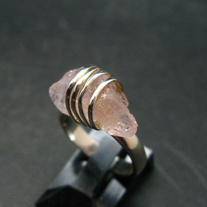 Pink Beryl Ring - Etsy