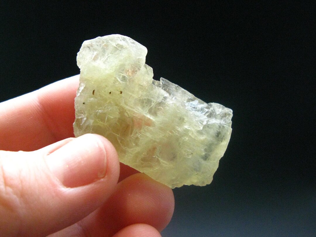 Gem Green Hiddenite Spodumene Crystal From Brazil - 1.5" - 16.94 Grams ...