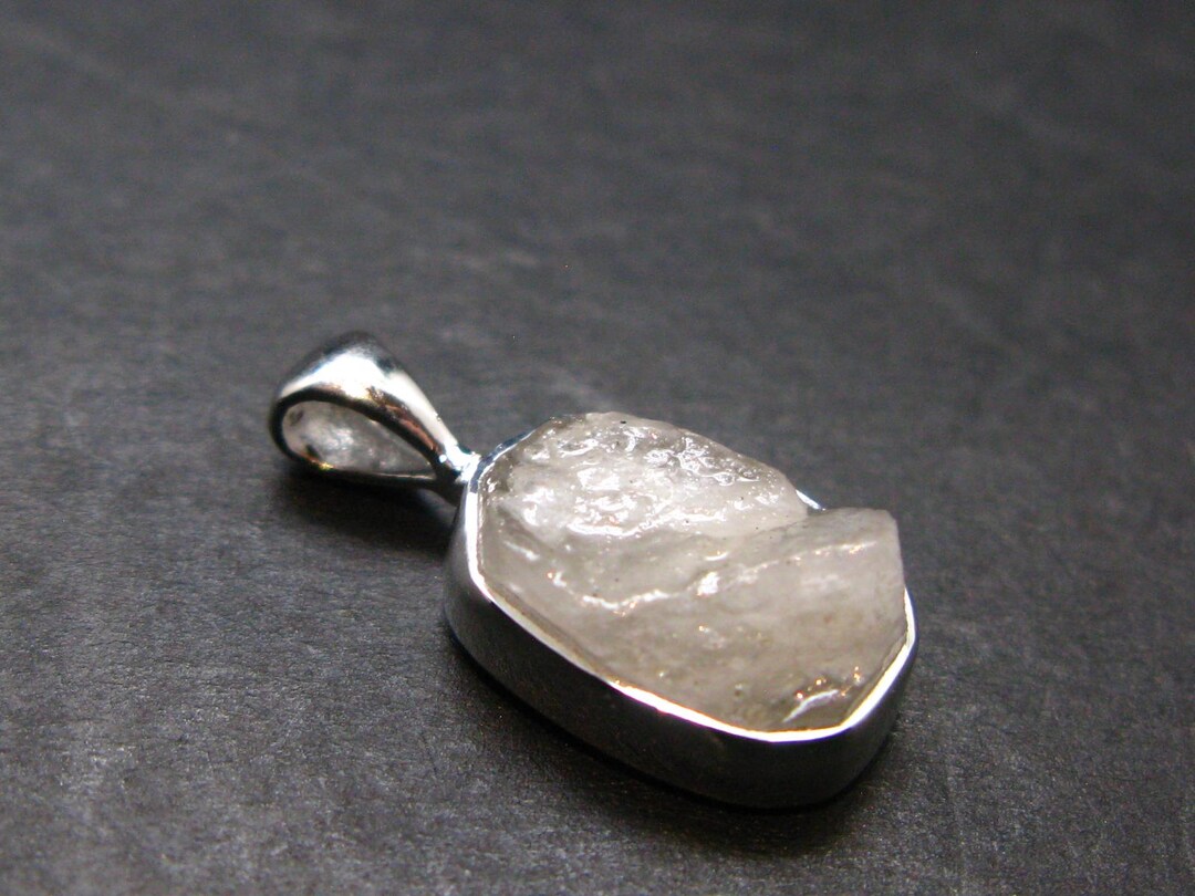 Phenakite Phenacite Crystal Silver Pendant From Brazil - 0.7" - 1.27 ...