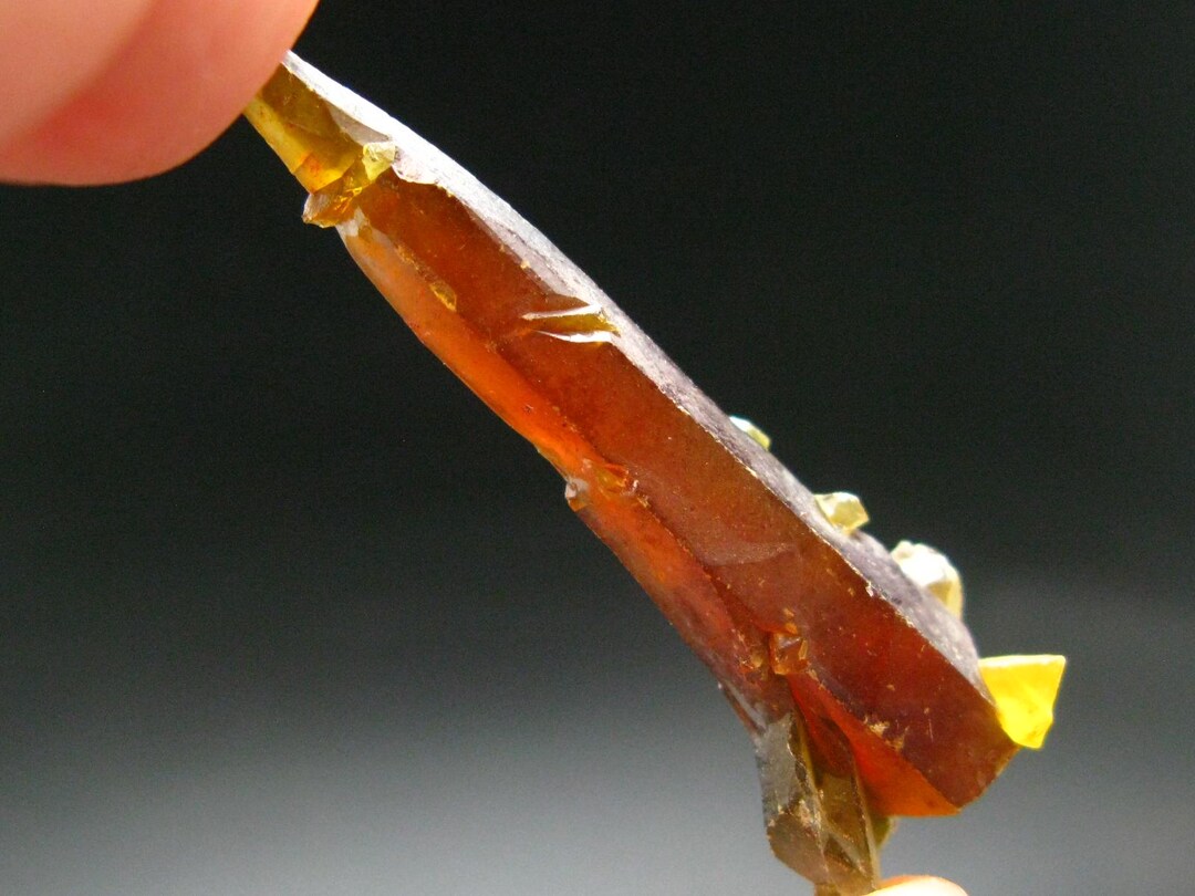 Stunning Fire Red Zincite Zinkite Crystal From Poland - 1.8" - 57.05 ...