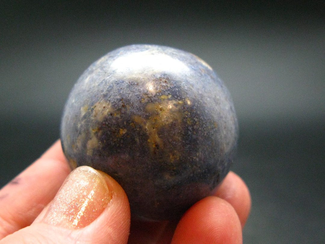 Dumortierite Ball Sphere From Peru - 62.32 Grams - 1.1" - Etsy