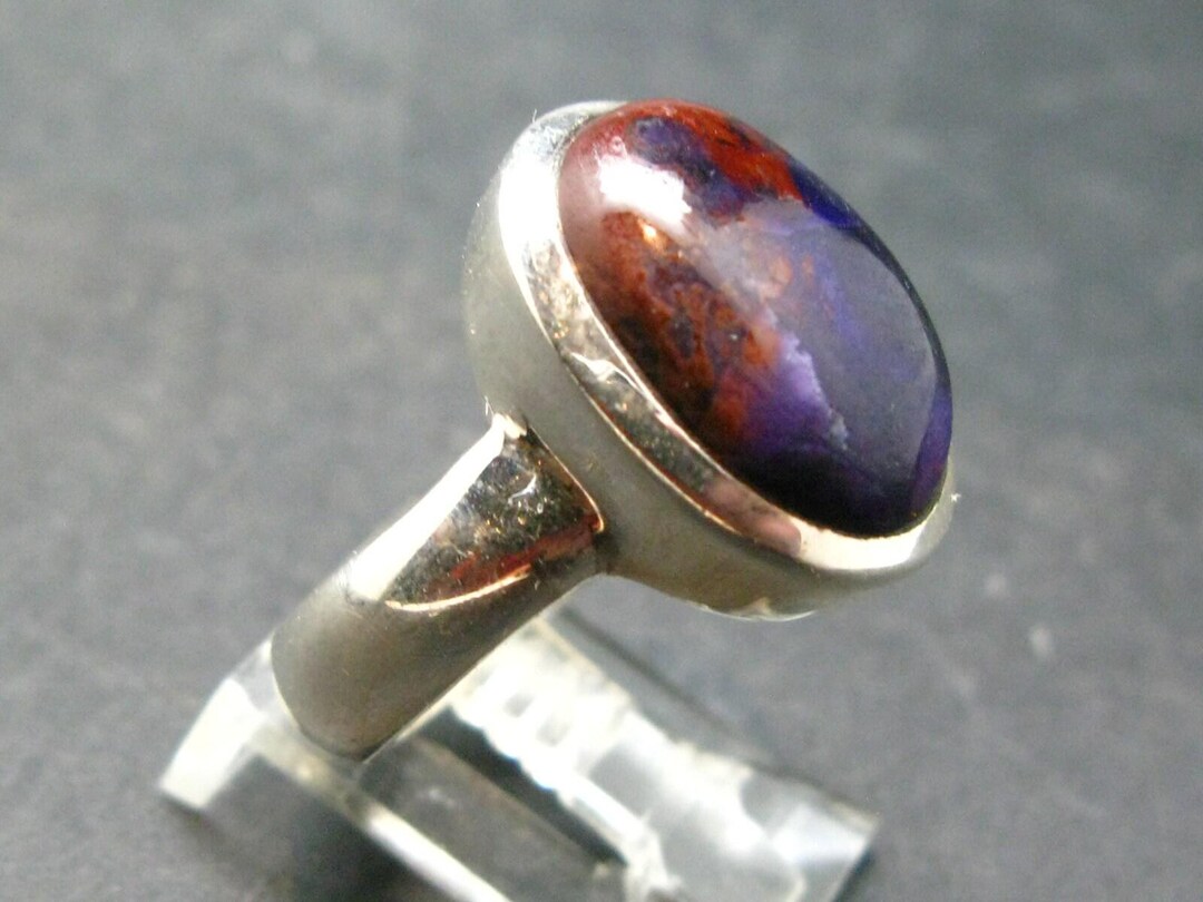 Bustamite & Sugilite Silver 925 Ring From South Africa - Size 7 - Etsy