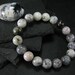 Merlinite Moss Agate Genuine Bracelet ~ 7 Inches ~ 10mm Round Beads - Etsy
