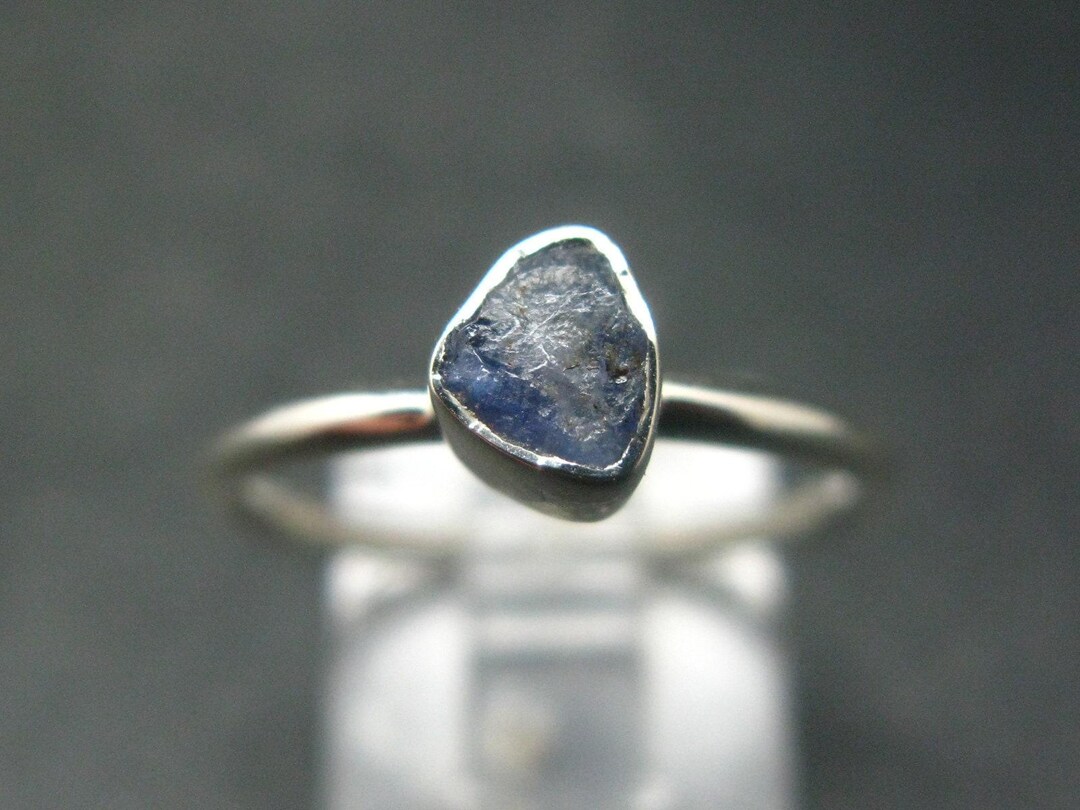 Benitoite Silver Ring From California - Size 8 - 1.89 Grams - Etsy