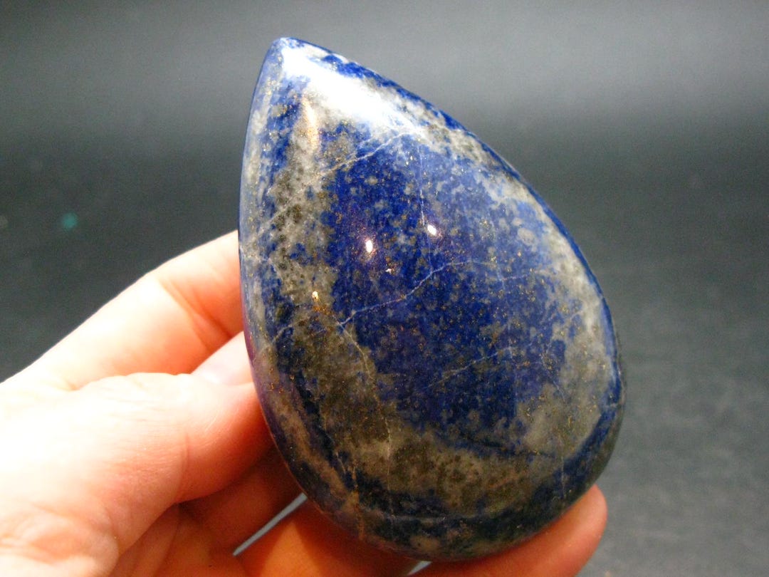 Lapis Lazuli Lazurite Tumbled Stone From Afghanistan - 2.8" - Etsy