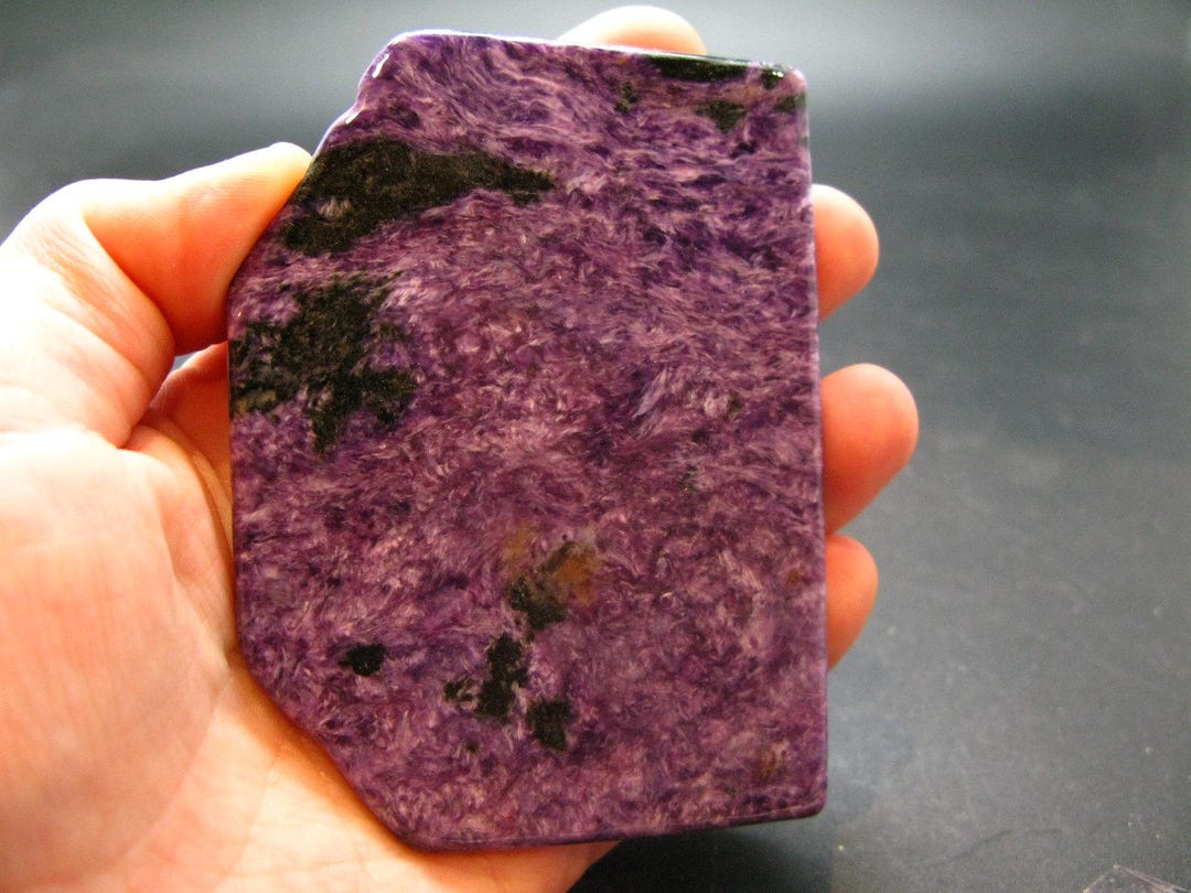 Large Nice Charoite Slab From Russia - 105.52 Grams - 3.4