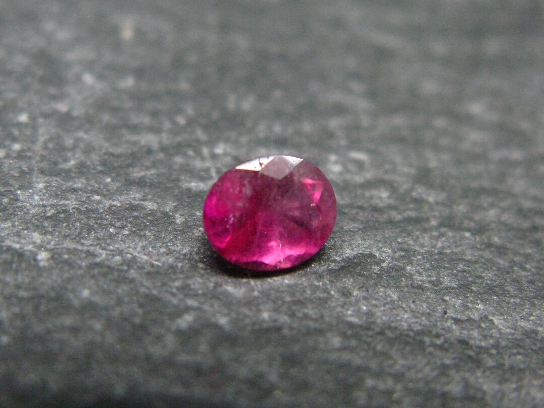 Beautiful Rare Gem Bixbite Red Beryl Emerald Cut Stone From Utah USA ...