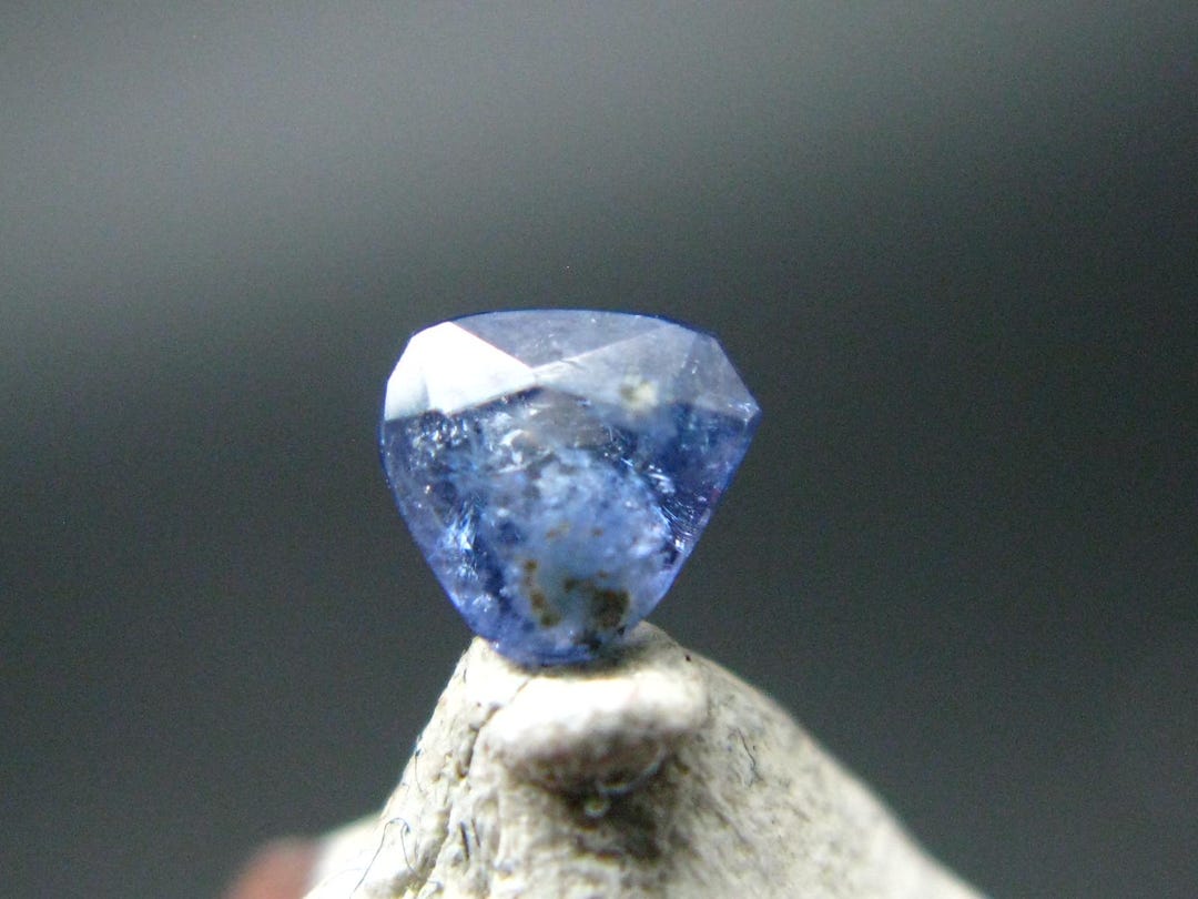 Gem Benitoite Cut Stone From California - 0.30 Carats - 4x4mm - Etsy