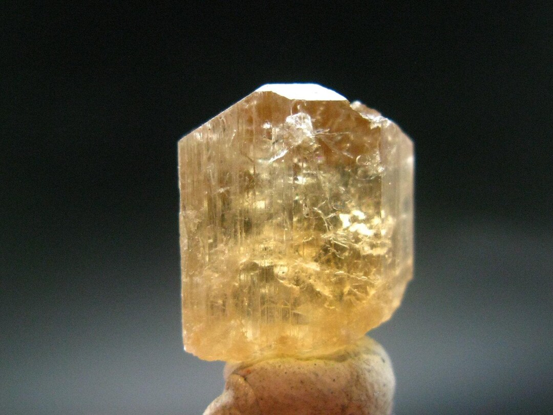 Golden Scapolite Crystal From Morocco - 37.85 Carats - 0.8" - Etsy