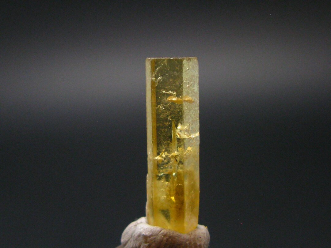 Gem Heliodor Golden Beryl Crystal From Tajikistan - 0.74 - 0.6" - Etsy