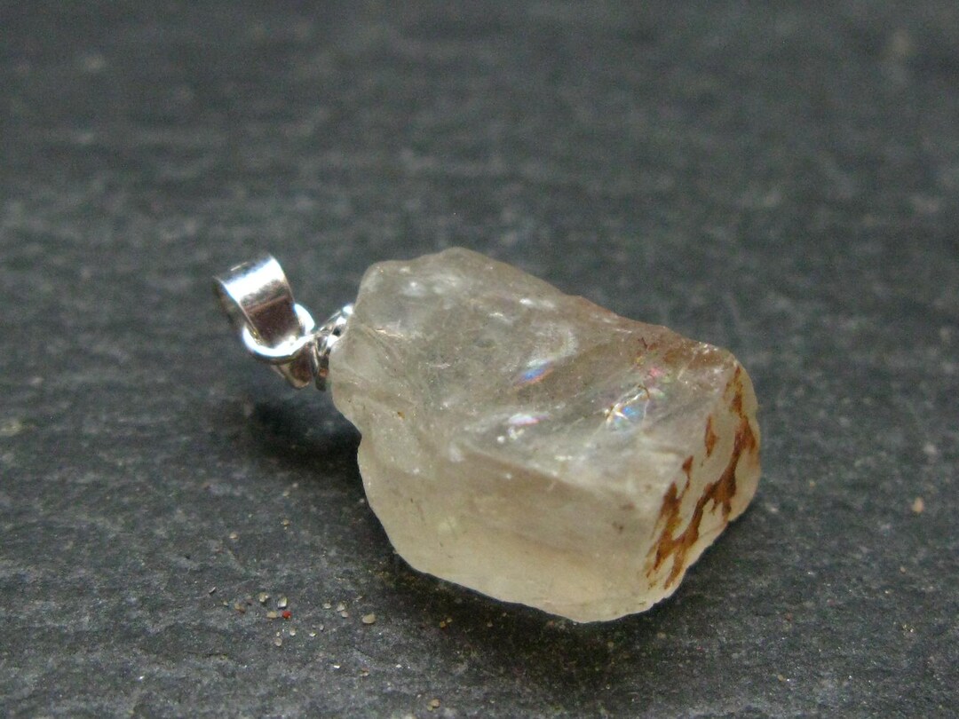 Rare Sanadine Golden Orthoclase Crystal Pendant From Madagascar - 0.9 ...