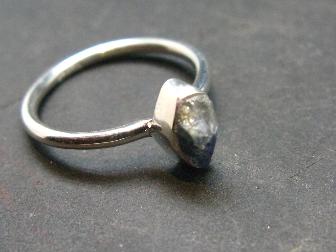 Benitoite Silver Ring From California - Size 7 - 1.98 Grams - Etsy