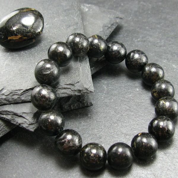 Nuummite Beads - Etsy