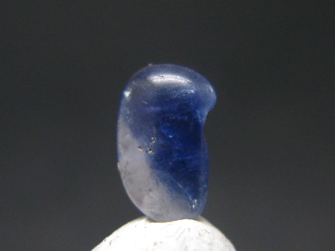 Gem Benitoite Polished Stone From California - 0.97 Carats - 8x5mm - Etsy