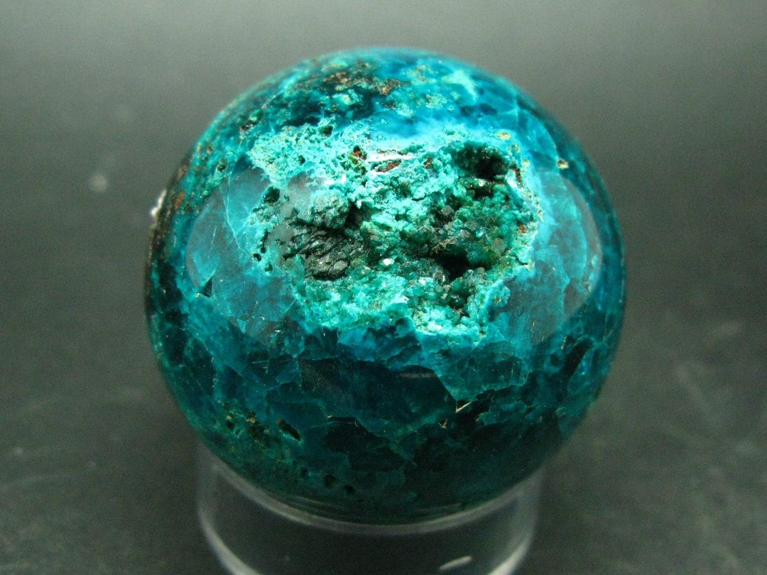 Very Rare 100% Pure Dioptase Sphere Ball From Congo - 1.6