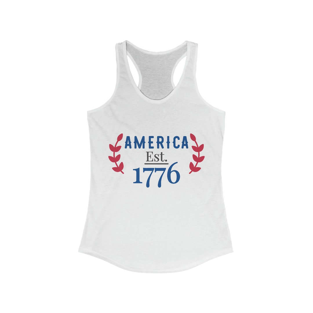 America Est. 1776 Tank Top 4th of July Independence Day - Etsy