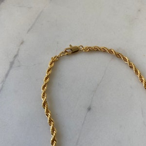 Gold Thin Rope Chain Necklace for Women, Layered Skinny Rope Chain ...