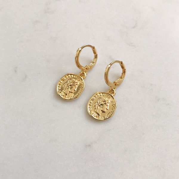 Coin Earrings - Etsy