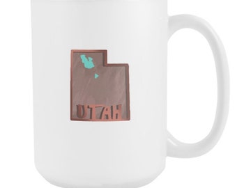 Personalized State of Love Utah Art Print Home is wherever | Etsy