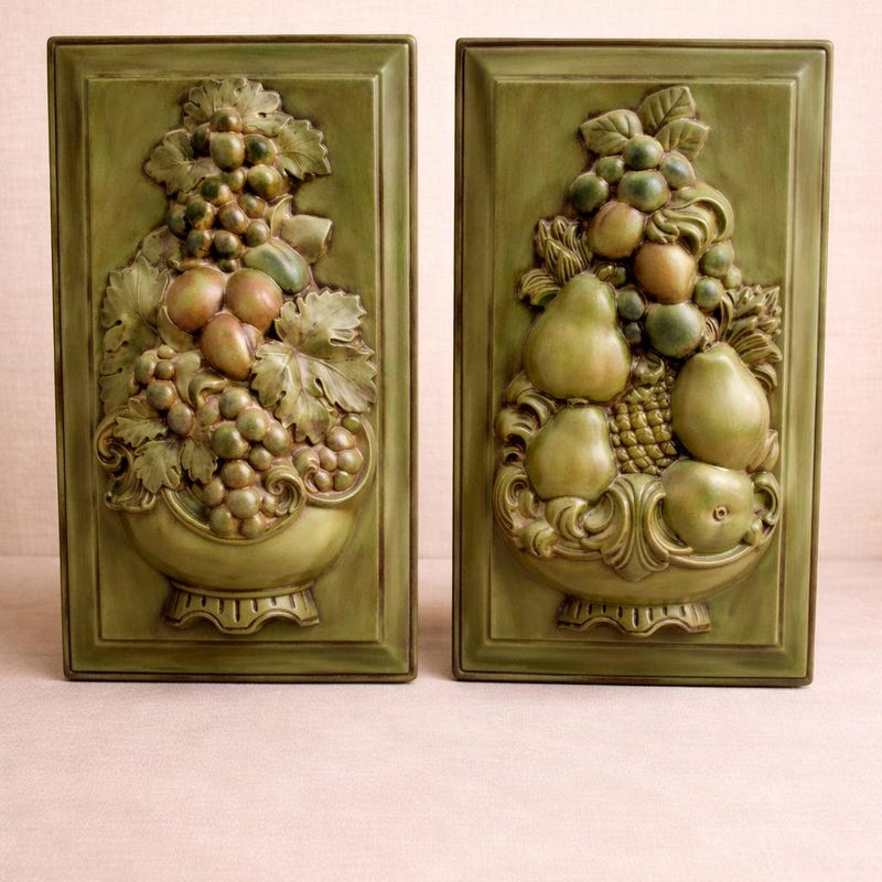 Chalkware Plaques - Etsy