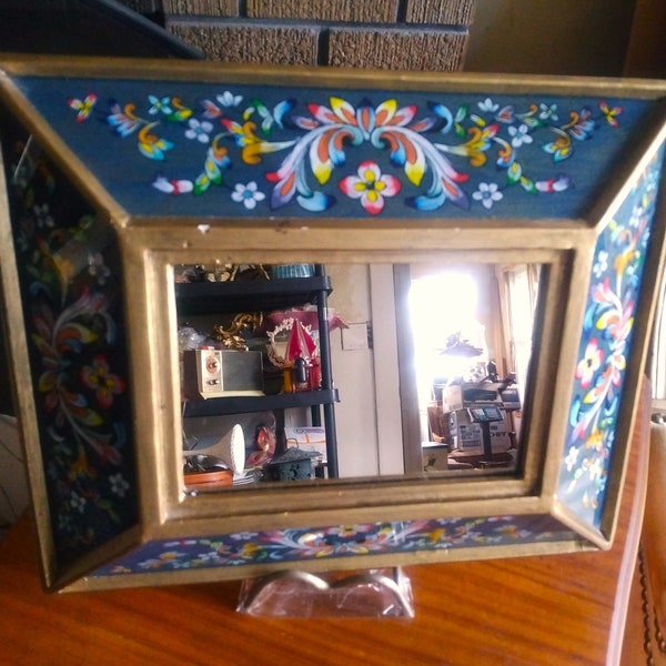 Hand Painted Mirror - Etsy