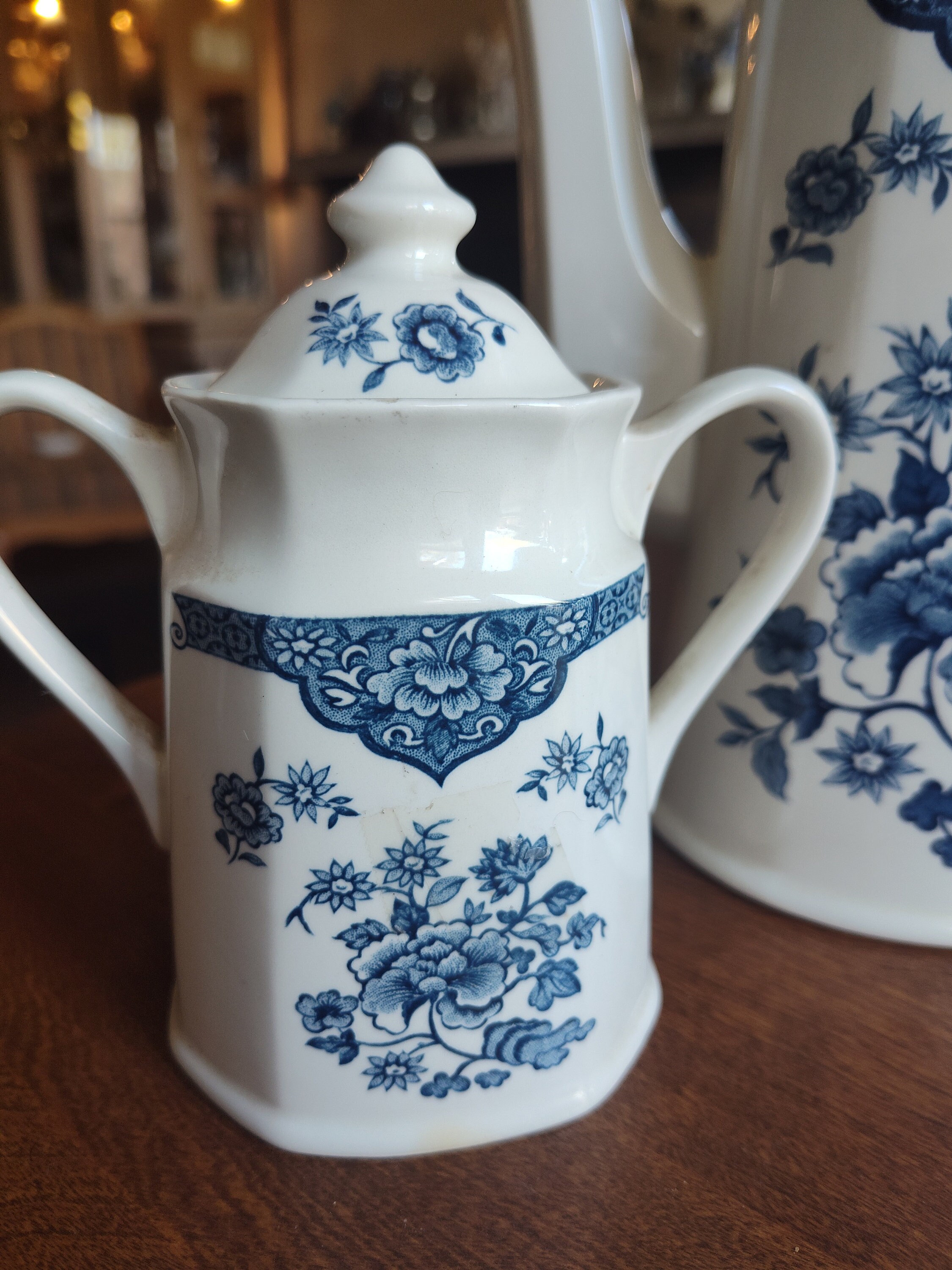 VINTAGE Staffordshire J.G. Meakin Coffee Pot and Sugar Bowl J.G. Meakin ...