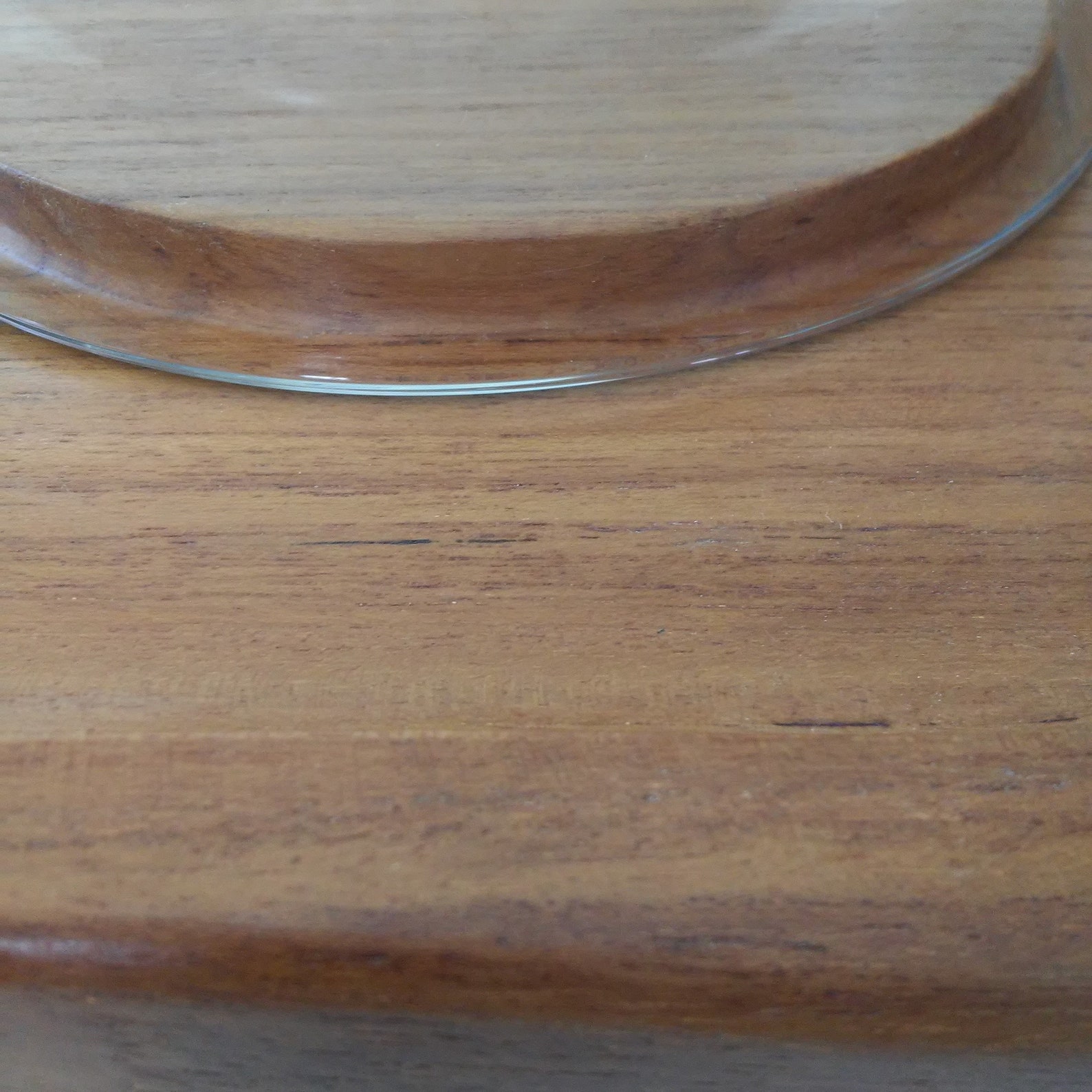 VINTAGE Teakwood Cheese Tray Domed Glass Cheese Tray Mid - Etsy