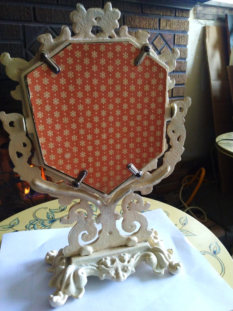 VINTAGE Iron Scroll Mirror Victorian Mirror Home Decor - Etsy