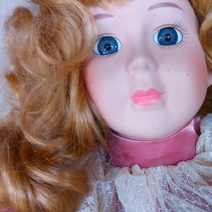 VINTAGE Shabby Chic Animated Doll Christmas Decoration, Home Decor - Etsy