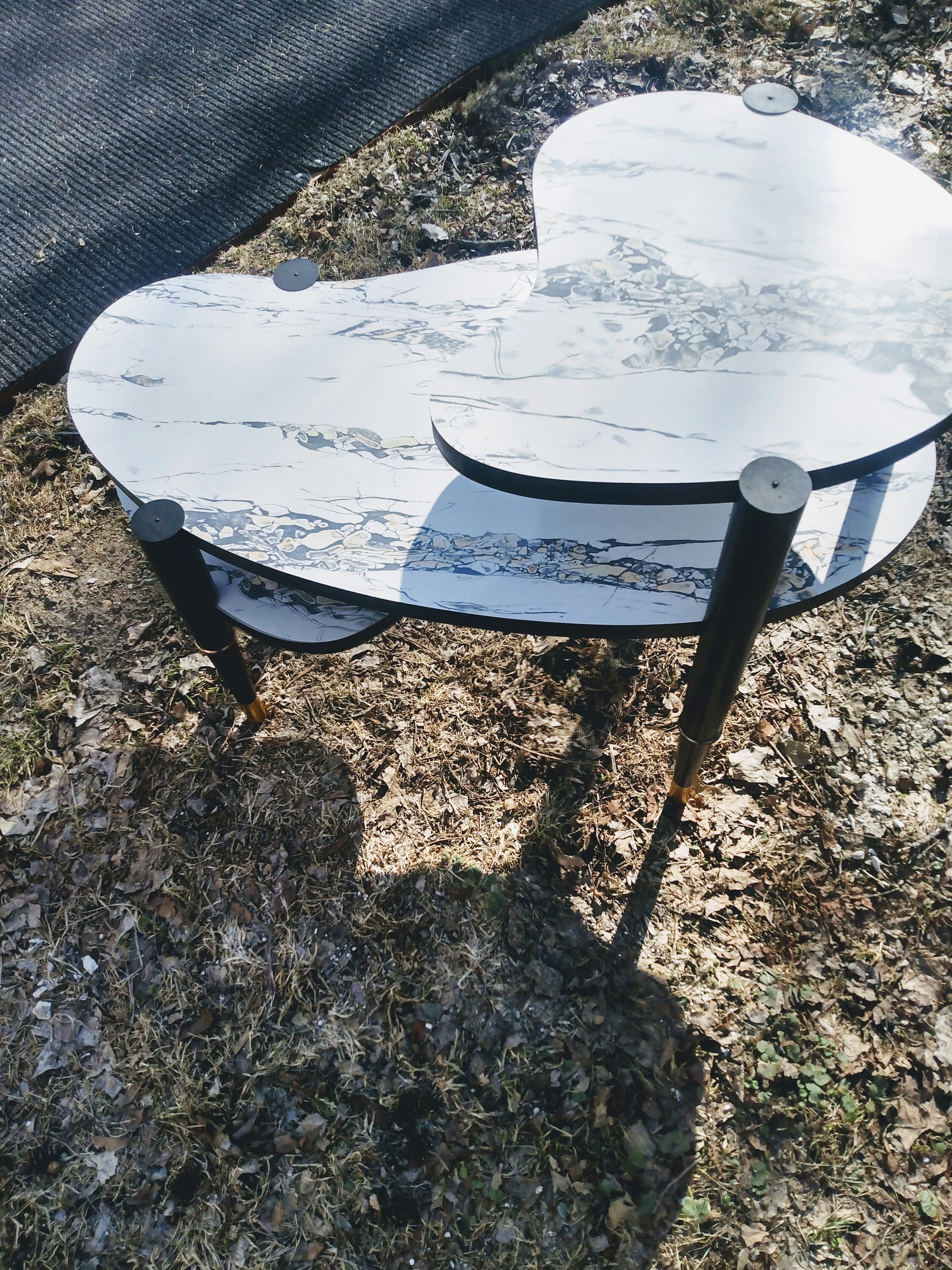 Pair of MCM Atomic End Tables 1950's Table Vintage - Etsy