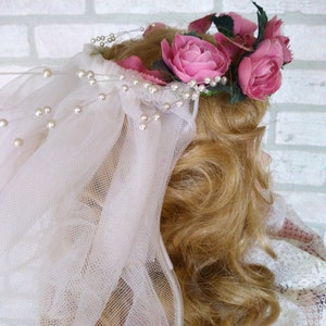 VINTAGE Shabby Chic Animated Doll Christmas Decoration, Home Decor - Etsy