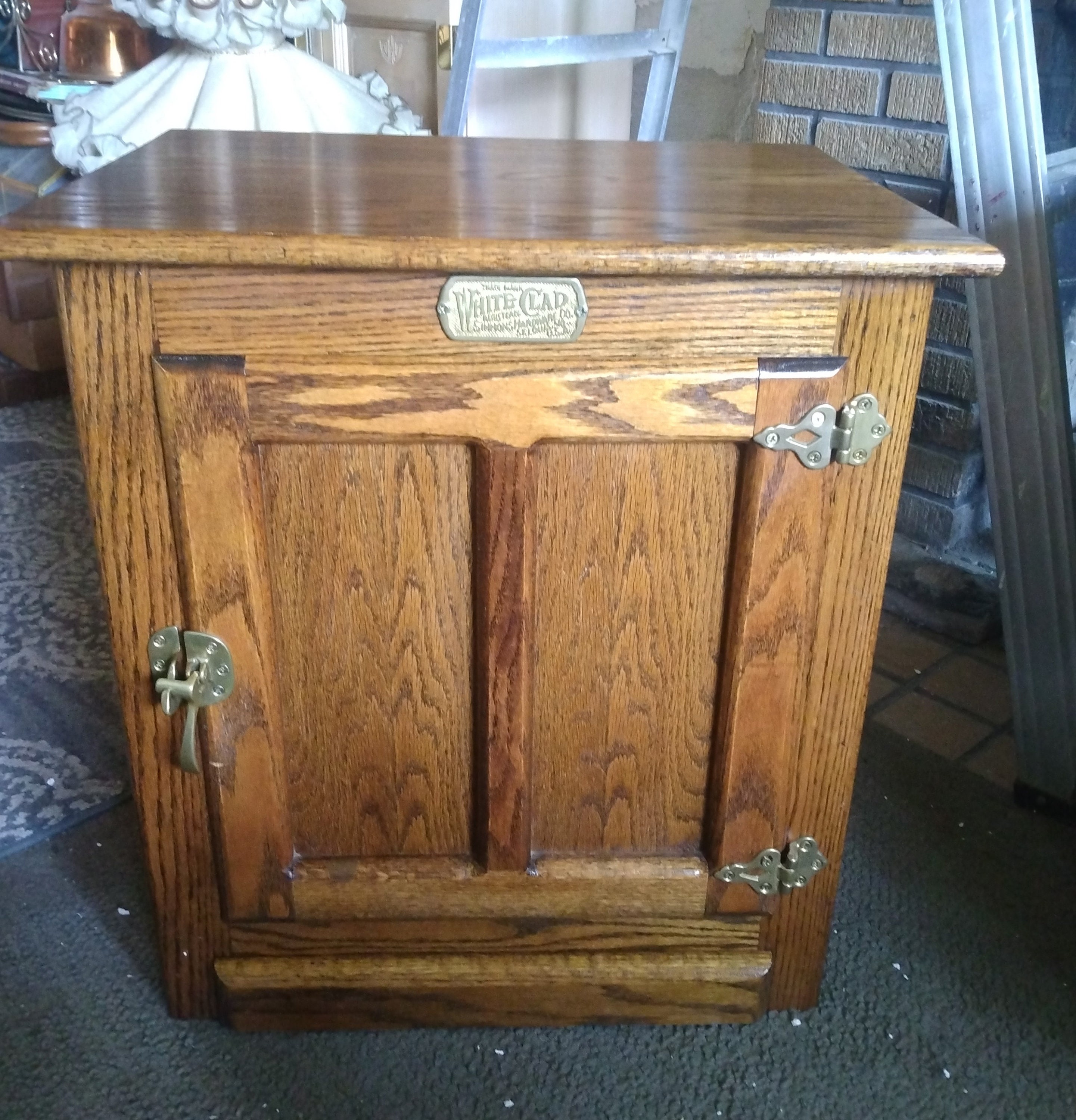 White clad furniture end table store