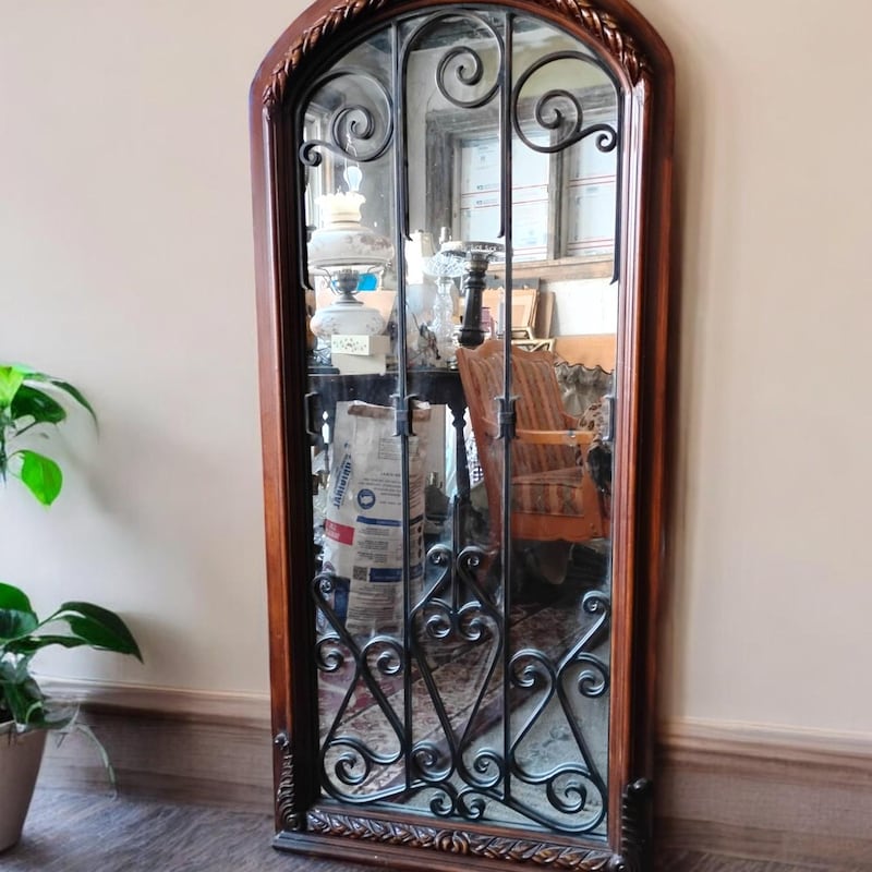 Wrought Iron Mirror - Etsy