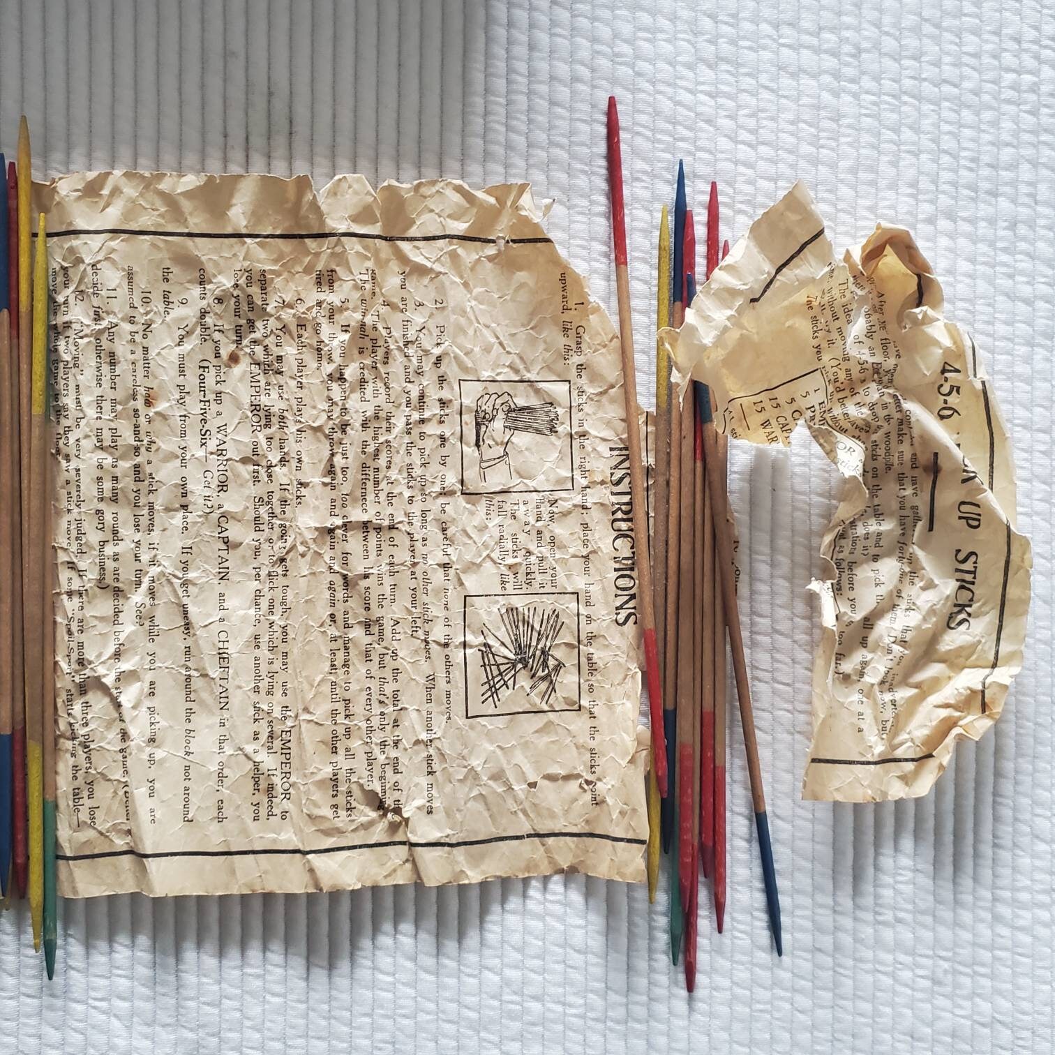 456 Pick up Sticks Game Vintage Grander Freres Limited Display Wood ...